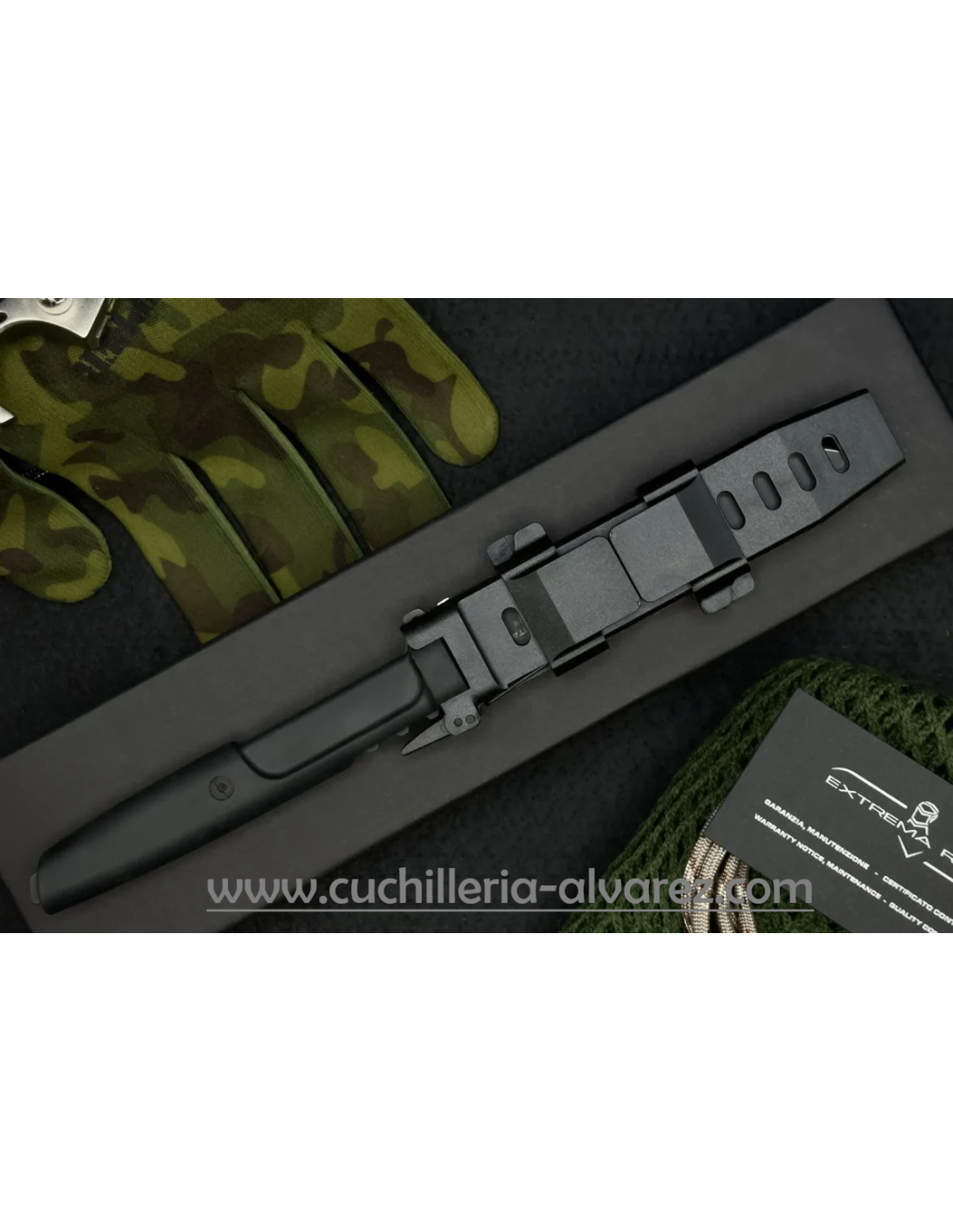 Extrema ratio VIPERA Total Black M390 0484/M3/BLK/BLK con hoja de acero ...
